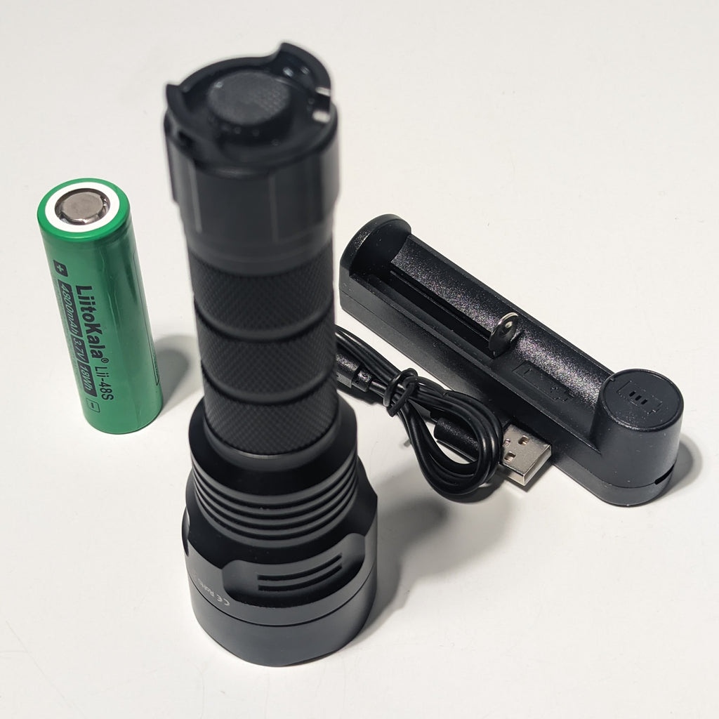 Shortwave UV LED Flashlight (257nm UVC) - "The Hunter 3X" Model – Stone ...