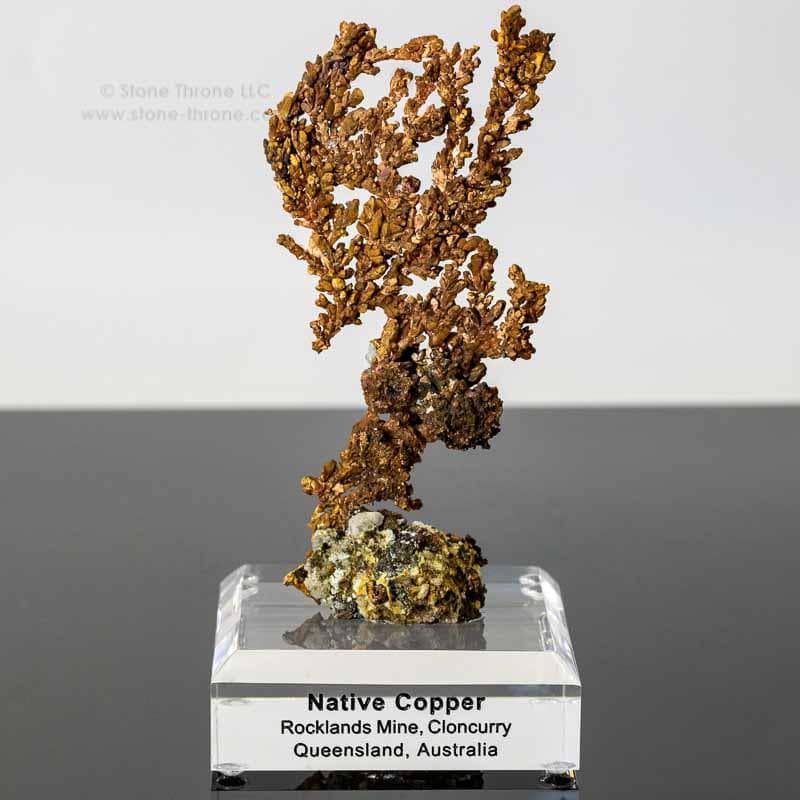 Stone Throne Custom Milled Carved Acrylic Mineral Display Base Stands