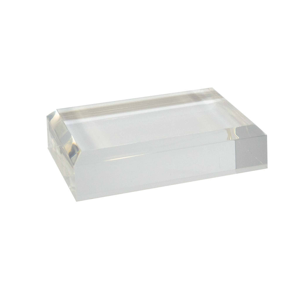 Clear Engraved Acrylic Display Stands for Minerals, Fossils, and More ...