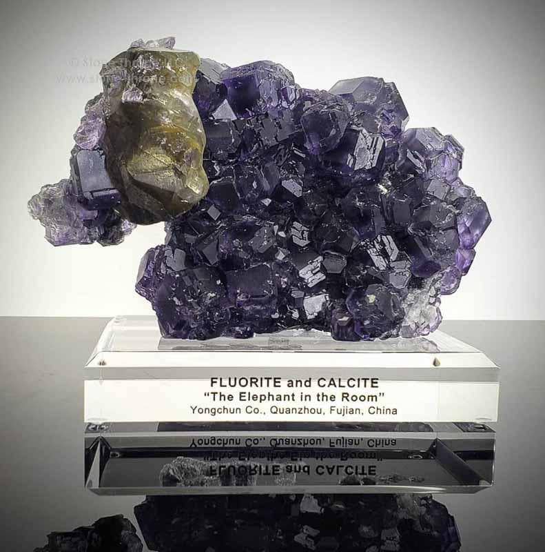 Clear Engraved Acrylic Display Stands for Minerals, Fossils, and More ...