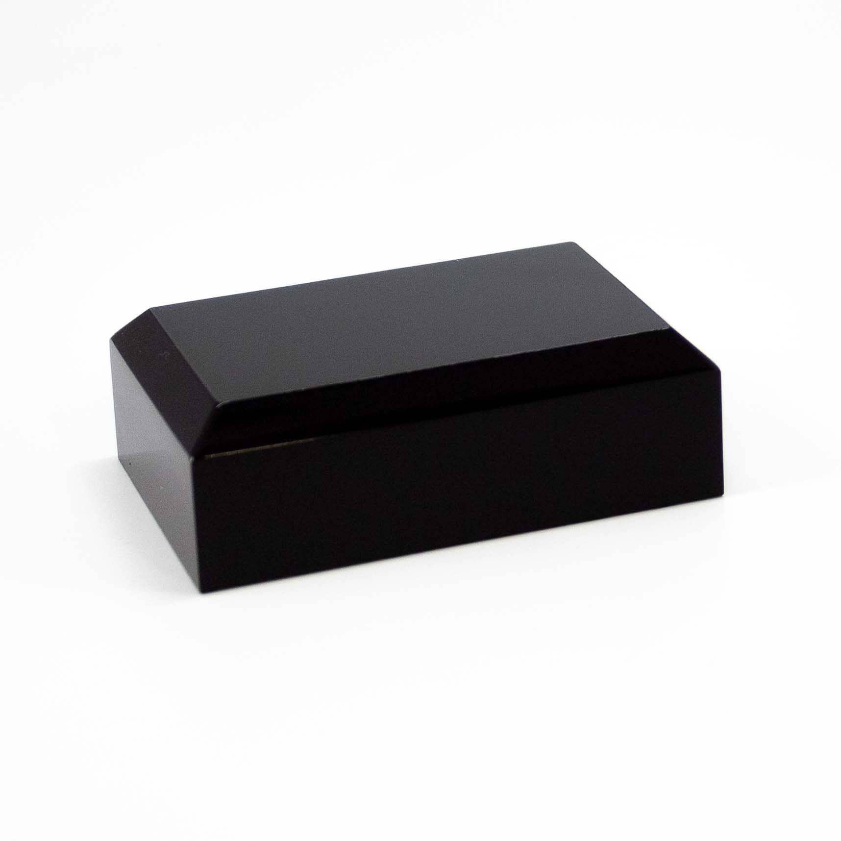 Engraved Black Acrylic Display Stands for Minerals, Fossils, and More ...