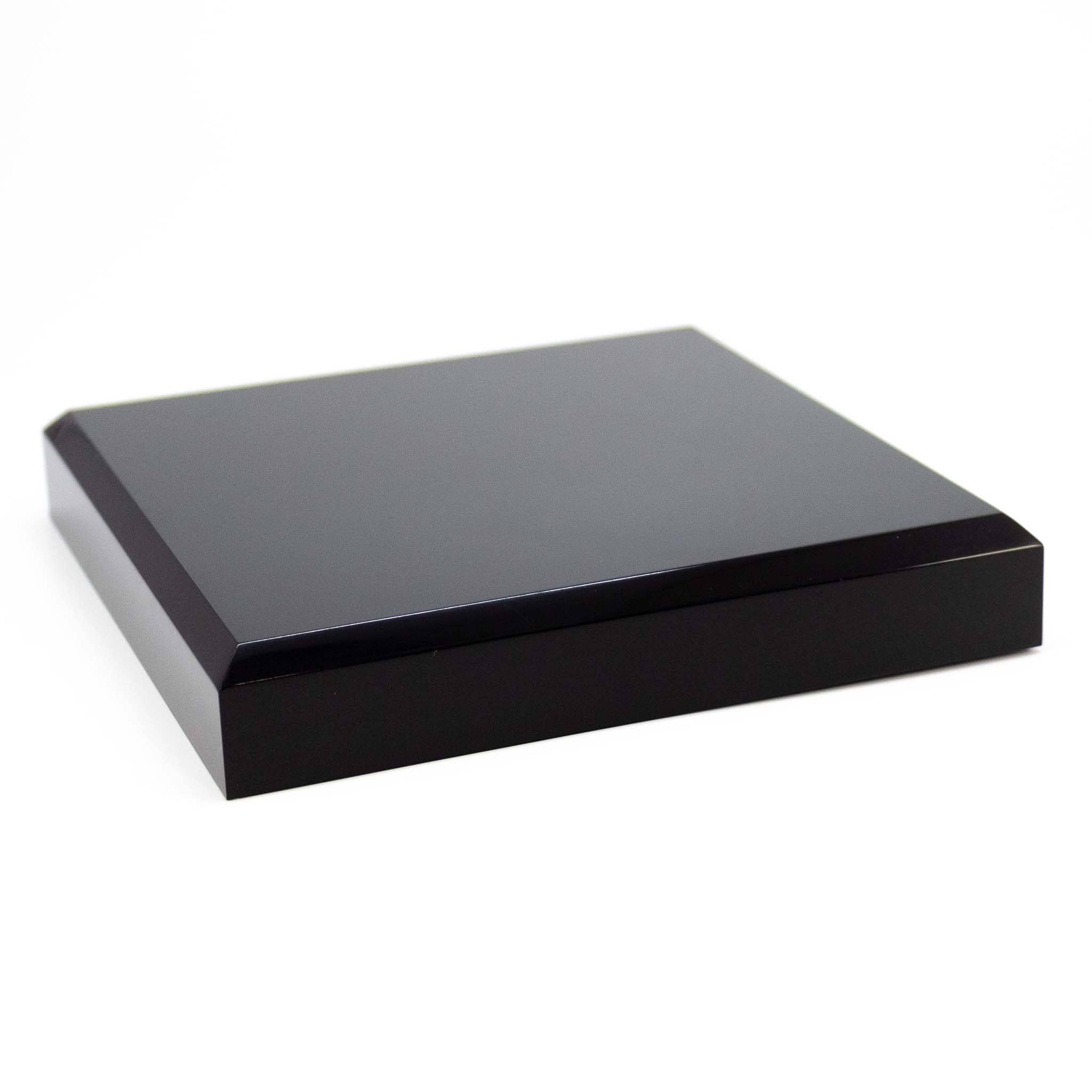 Engraved Black Acrylic Display Stands for Minerals, Fossils, and More ...