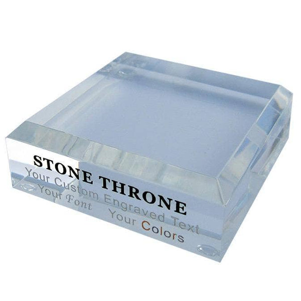 Custom Personalized Mineral and Fossil Display Stands – Stone Throne